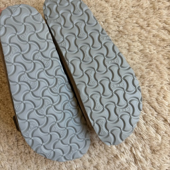 Birkenstock | Shoes | Birkenstock Arizona Stone Coin Suede Gray | Poshmark
